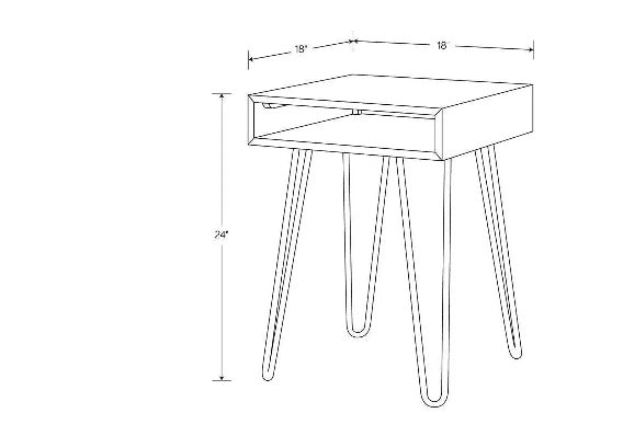 Hair Pin Accent Table - Room Essentials™ – Independent Pieces